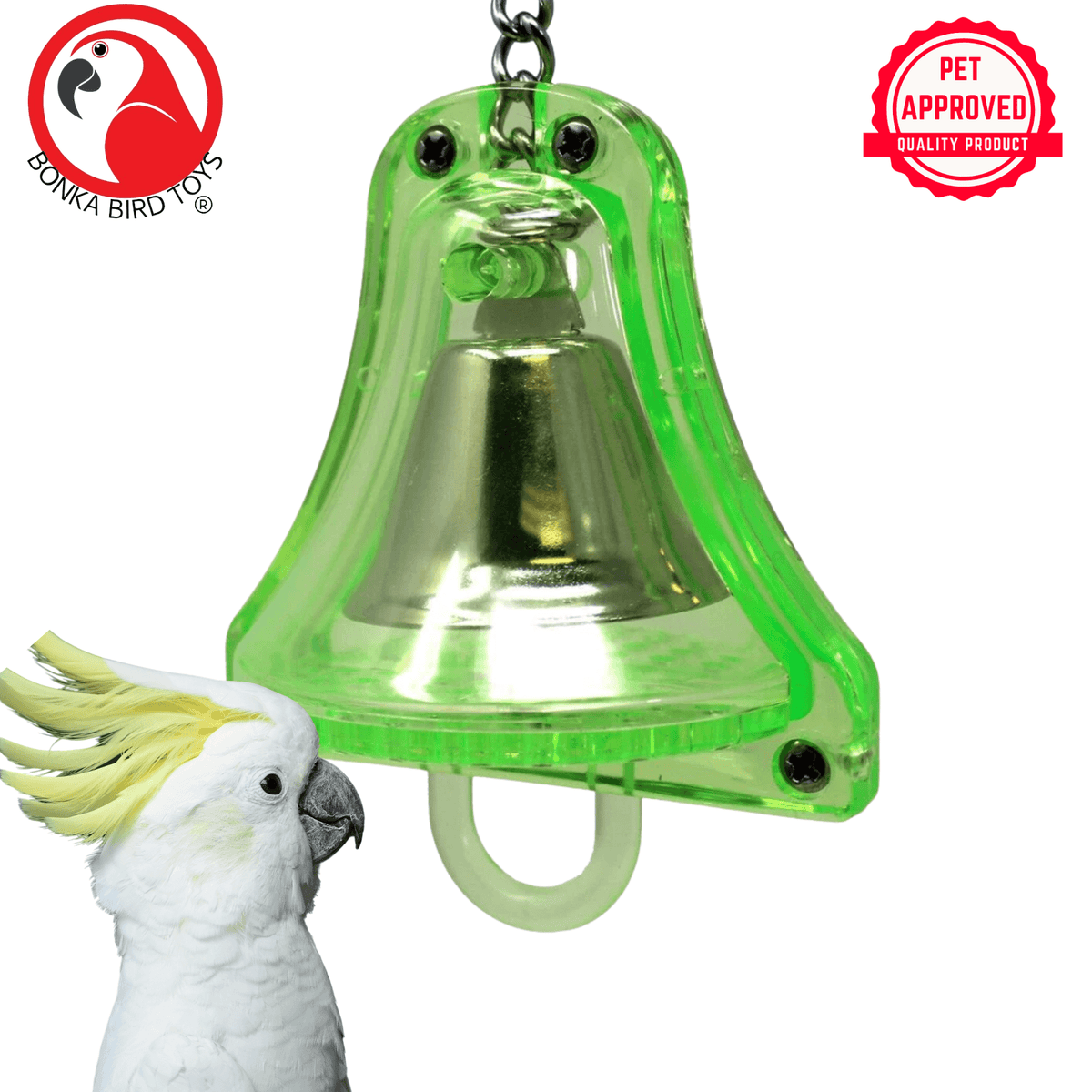 60017 Large Bullet Proof Bell - Bonka Bird Toys