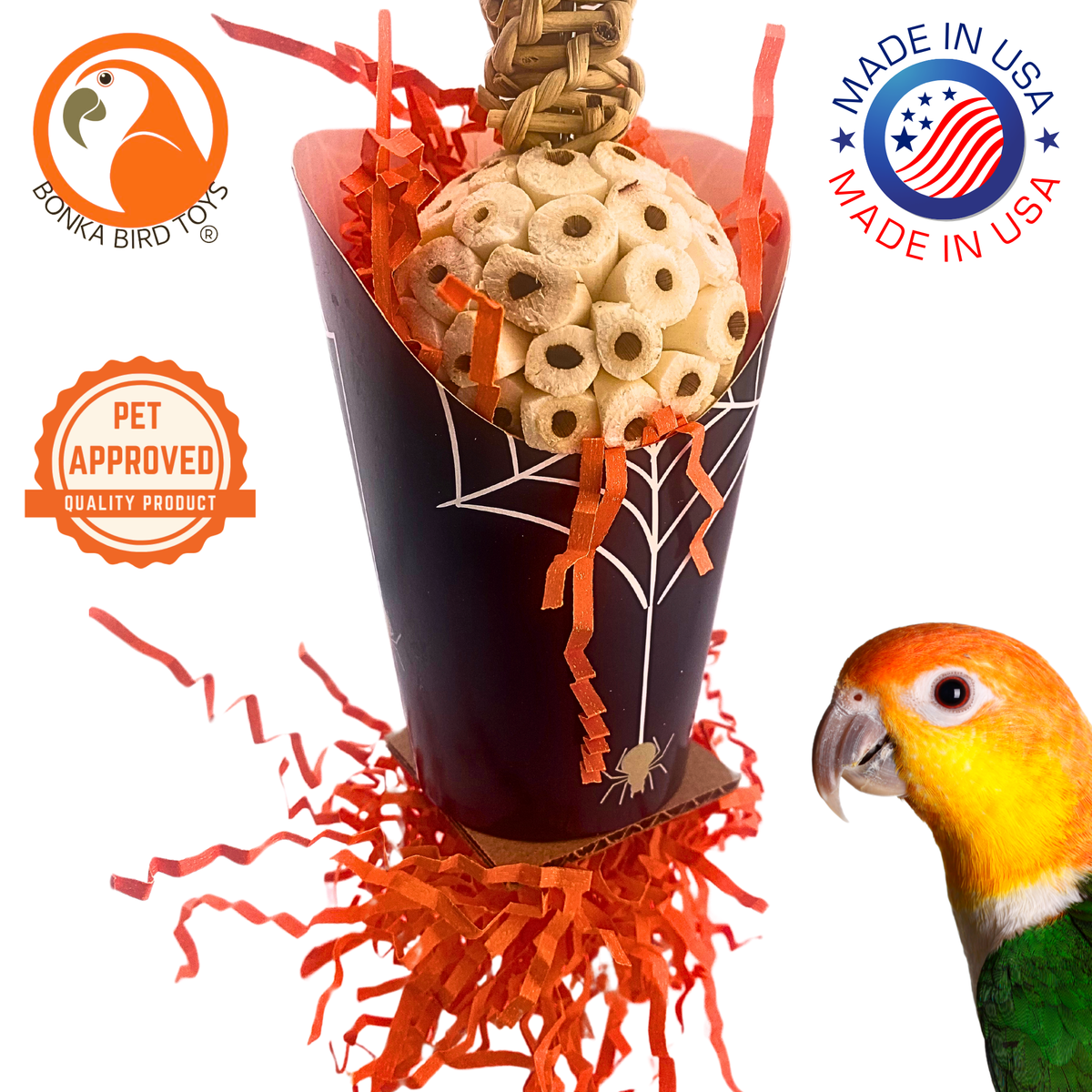 2707 Halloween Spider Cup – Bonka Bird Toys
