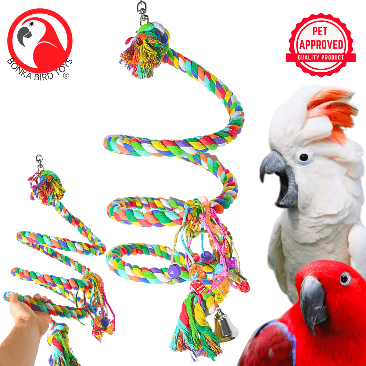 1962 Huge Rope Boing - Bonka Bird Toys