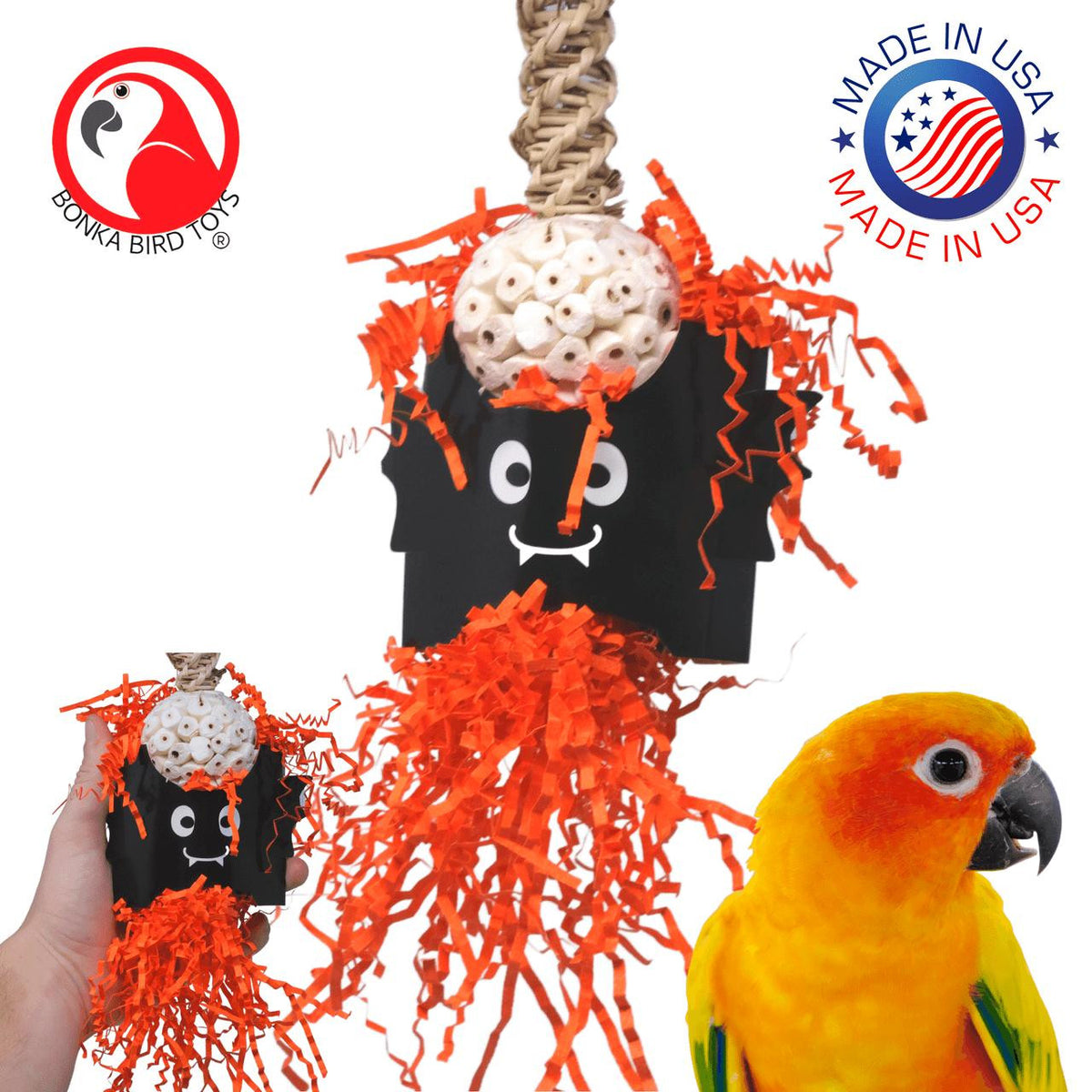 2425 Halloween Vampire by bonka bird toys parrot toy – Bonka Bird Toys